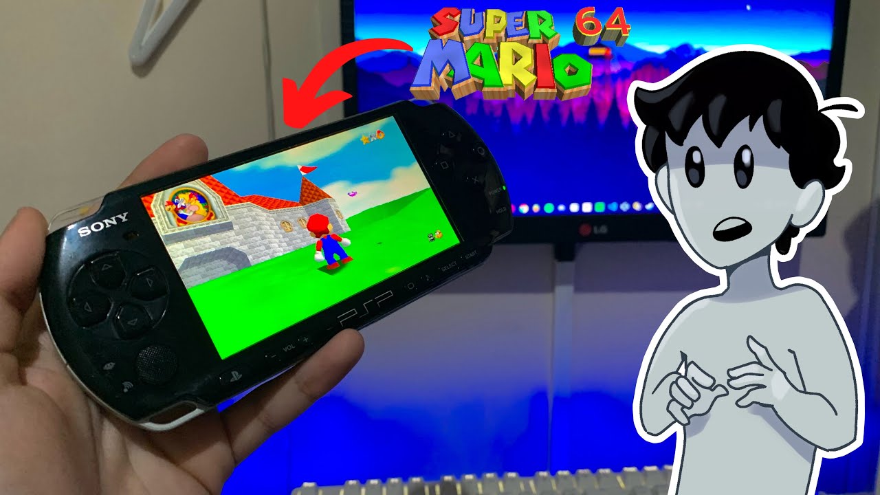 SIM, EXISTE SUPER MÁRIO 64 DE PSP - YouTube