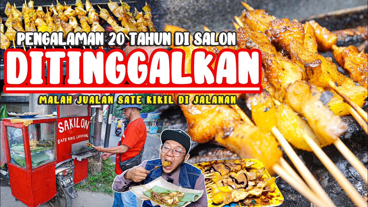 Mantan Tukang Cukur Pengalaman 20 Tahun Nekat Jualan Sate Kikil Muka