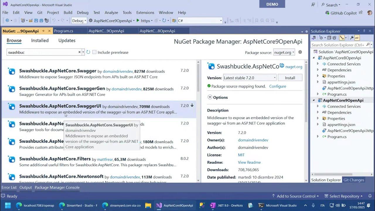 Live Coding: OpenAPI (Swagger) in ASP.NET Core 9.0 - YouTube
