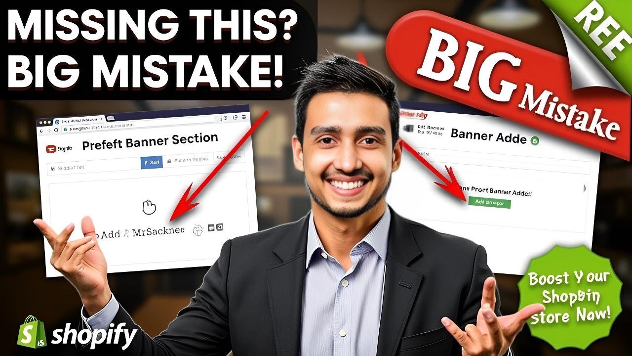 how to add banner Shopify store in 2025 - YouTube