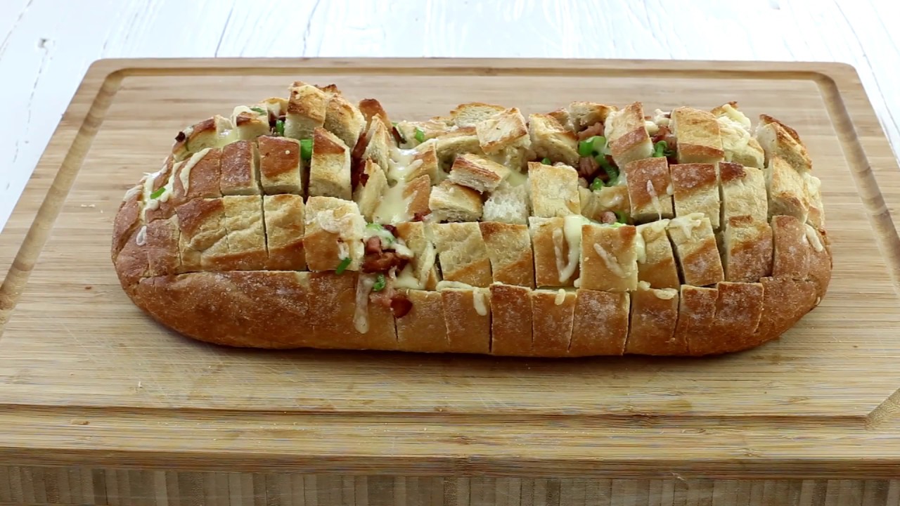 Cheesy Bacon Bread - YouTube