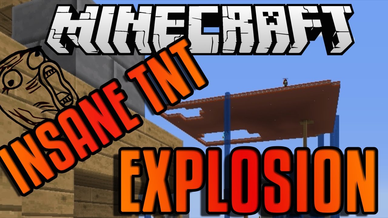 Minecraft Insane TNT Explosion!! - YouTube