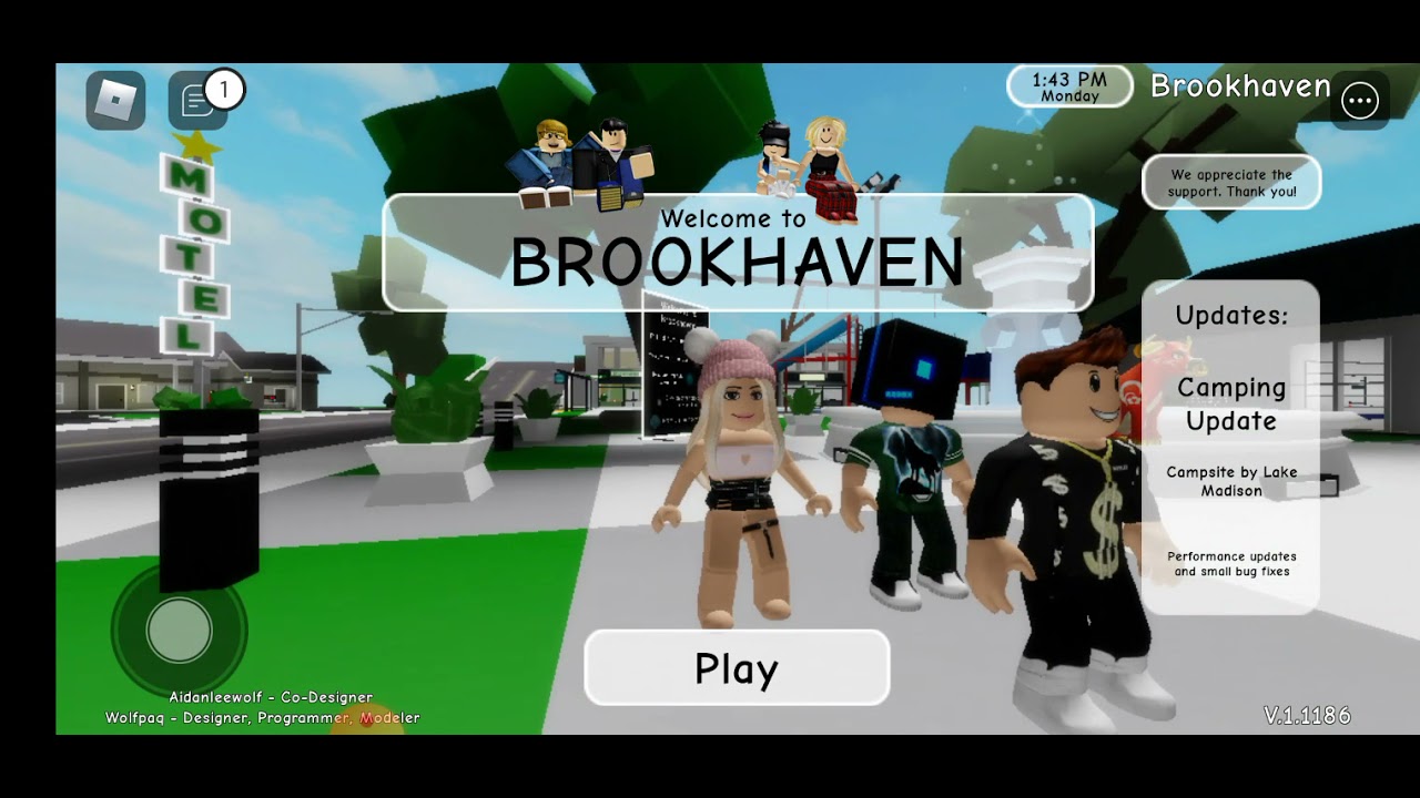 Brookhaven new update with logo roblox - YouTube