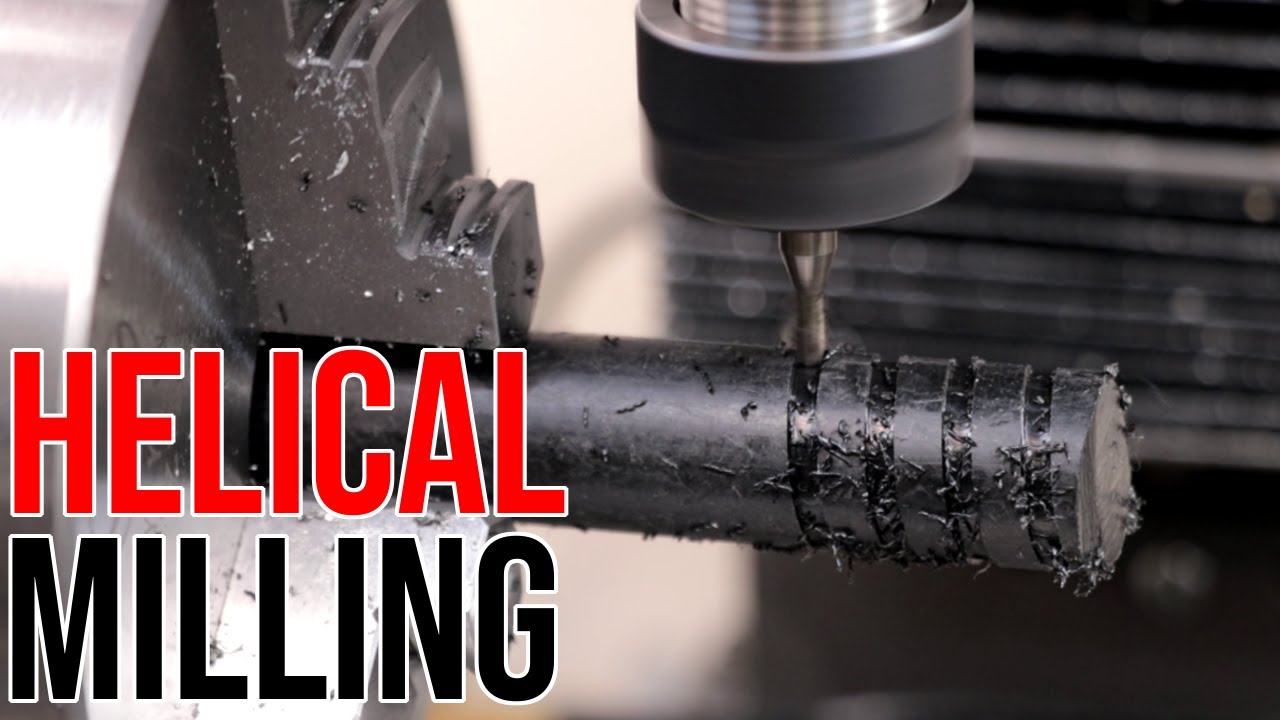 Helical Milling Attachment For The Milling Machine - YouTube