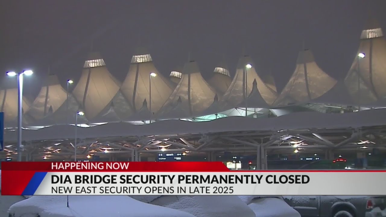 DIA’s Bridge Security to close permanently Monday - YouTube
