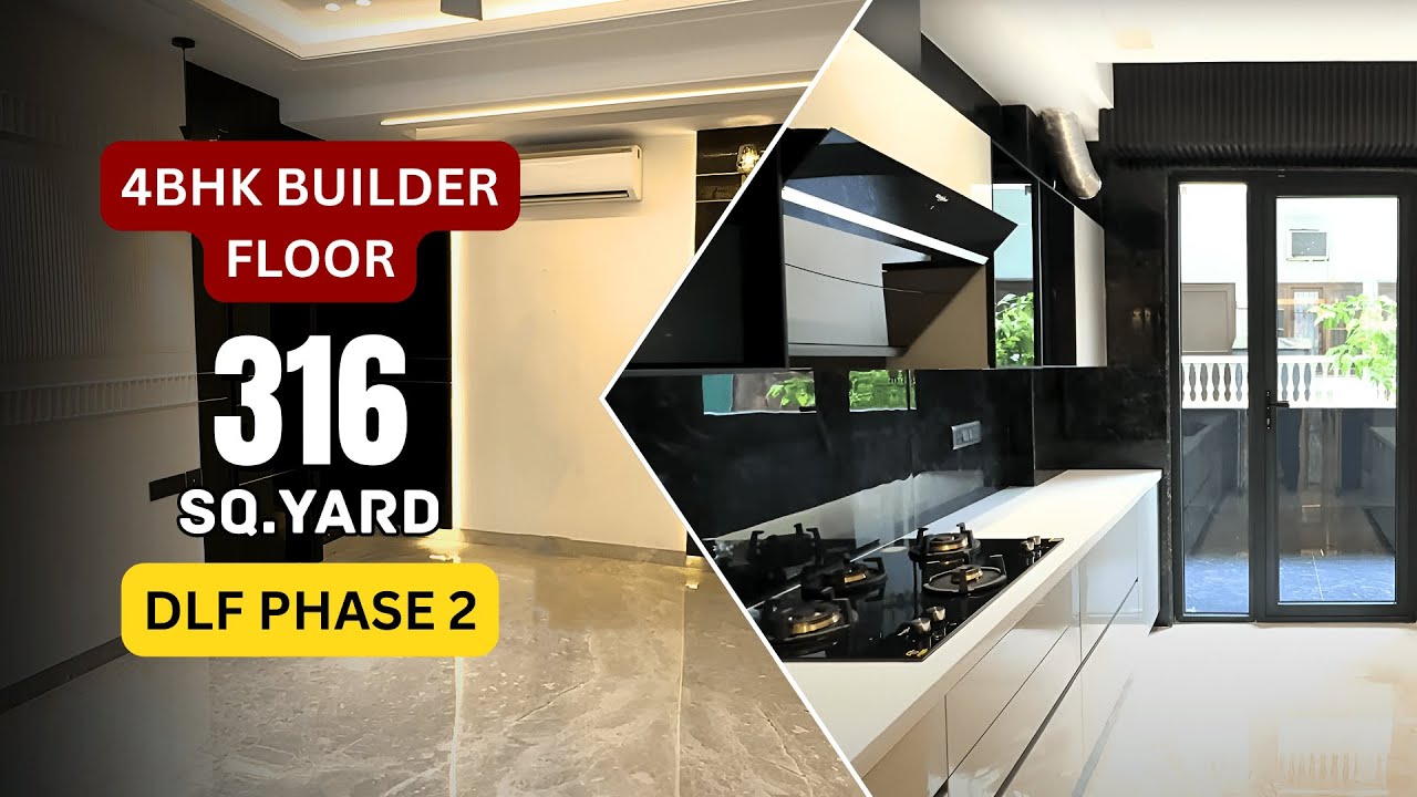 Ultimate Layout 316 Sq. Yard. 4 BHK Park Facing Luxury Builder Floor in ...