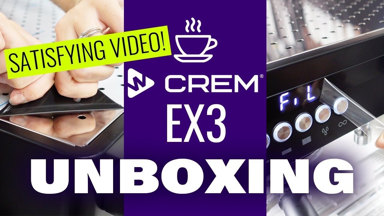 Crem EX3 Unveiled: ASMR Unboxing & First Coffee - YouTube