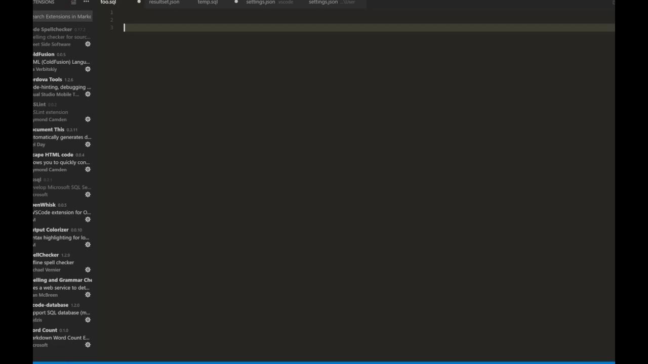 VS Code Extensions: mssql and vscode-database - YouTube