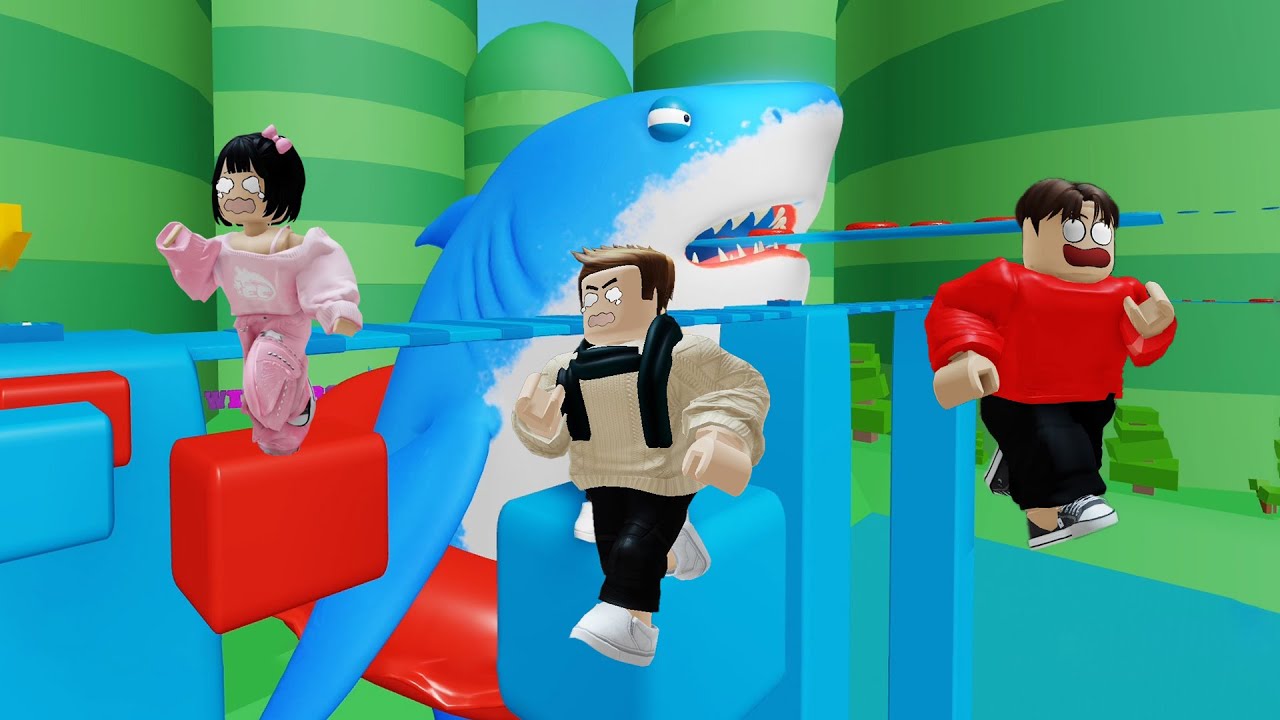 Yuta Dan Mio Parkour Shark Obby 🦈😭| ROBLOX - YouTube
