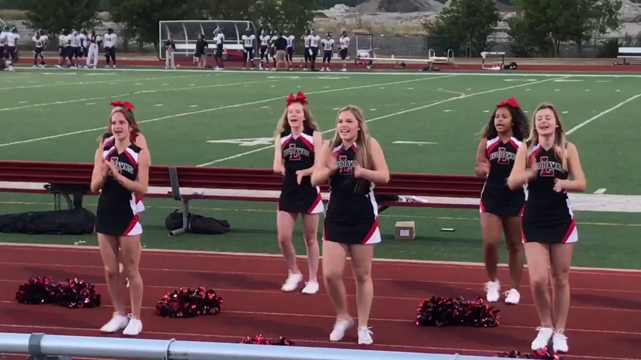 Liberty Redhawks JV Cheer 17-18 - video 1 - YouTube