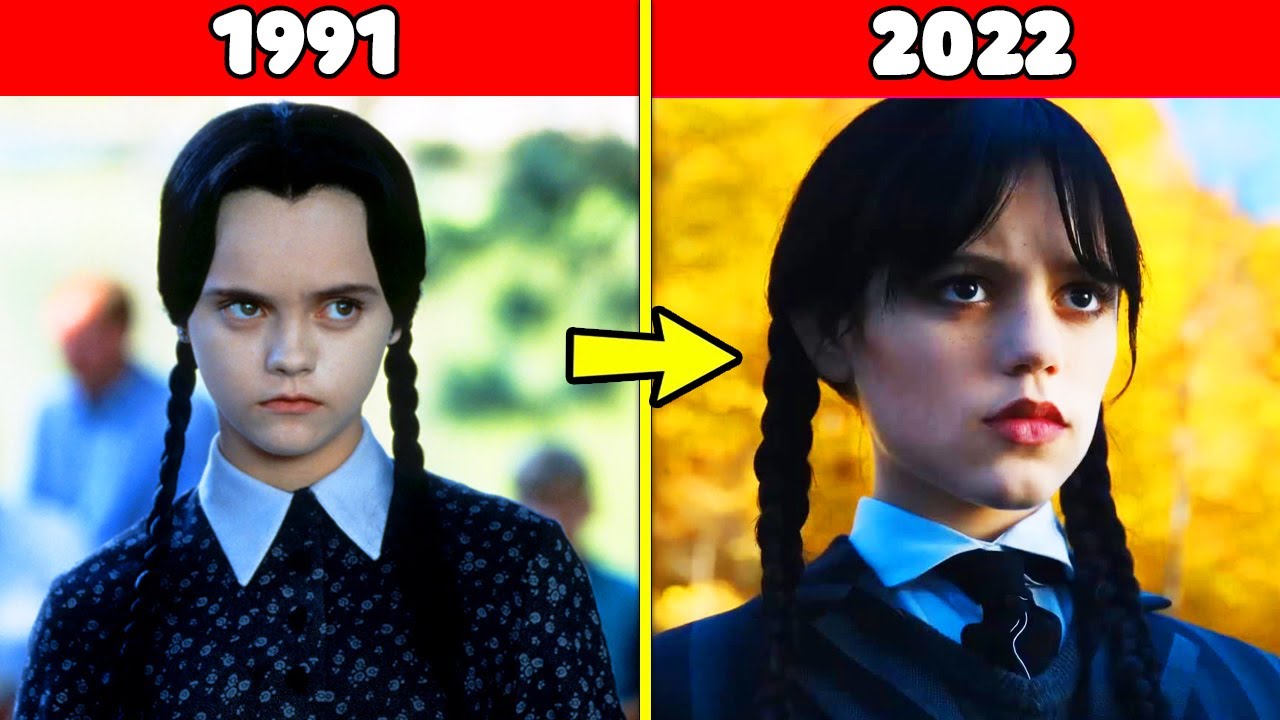 WEDNESDAY Characters EVOLUTION 💥 1964-2022 💥 The Addams Family (Netflix ...