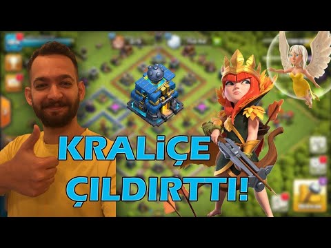 KRALİÇE BENİ ÇILDIRTTI ! TH 12 BİNİCİ - MADENCİ SALDIRILARIMIZ CLASH OF CLANS