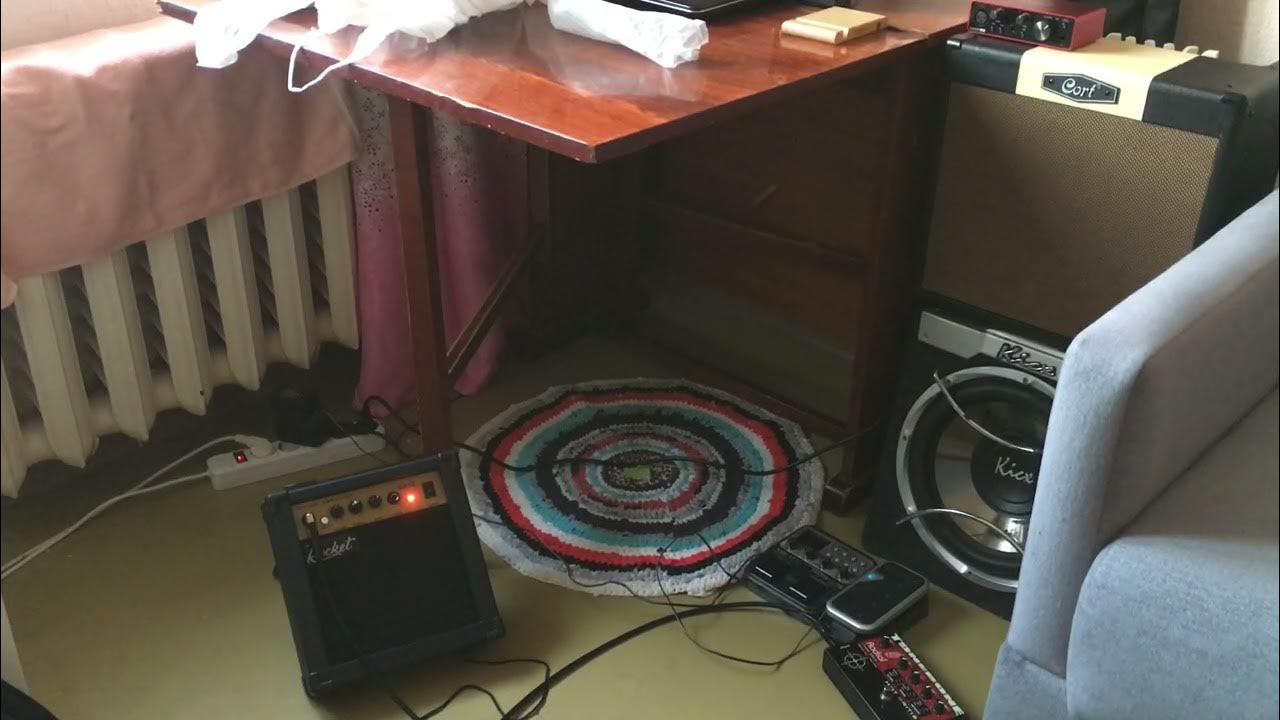 Как звучит напрямую перегруз комбика Rocket GA-10. Отвратительный звук ...