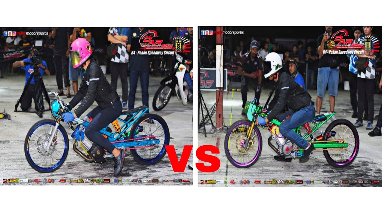4t150 Pro Drag SF2: Danish Motor(kecik super) vs Esr Motor(pak tam ...