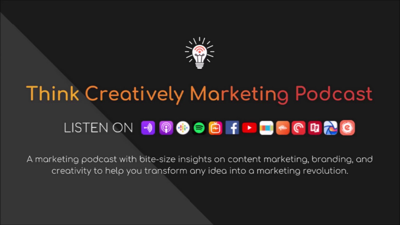 The Secret to Becoming More Creative [E3 | Think Creatively Marketing ...