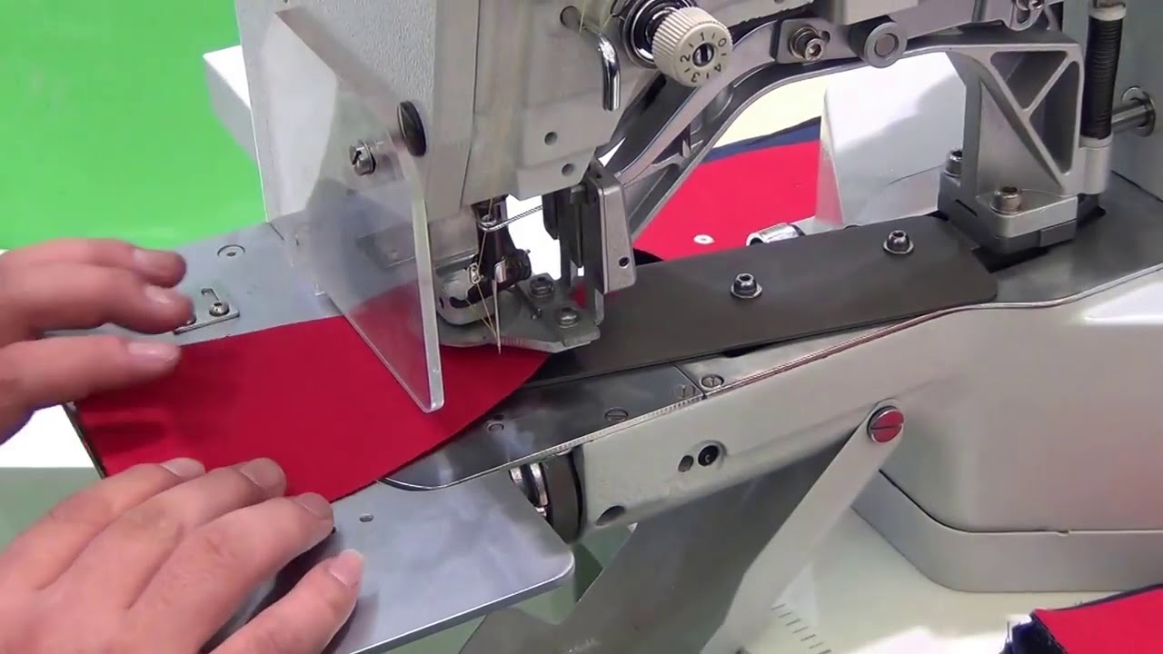 SUPREME Pneumatic Cap Hole Sewing Machine "SP-430GA-03" - YouTube