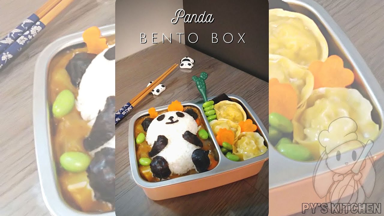 How to Make Cute Panda Onigiri | Bento Box Ideas - YouTube