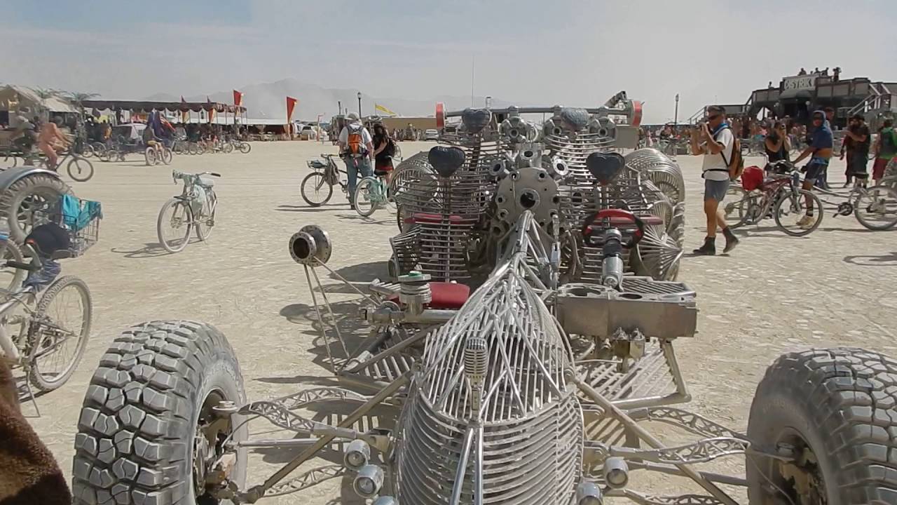 Mirage Garage Cars- Burning Man 2016 - YouTube