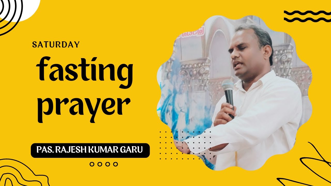 Saturday night fasting prayer live by #ipc_live by #pastor_Rajesh_garu ...