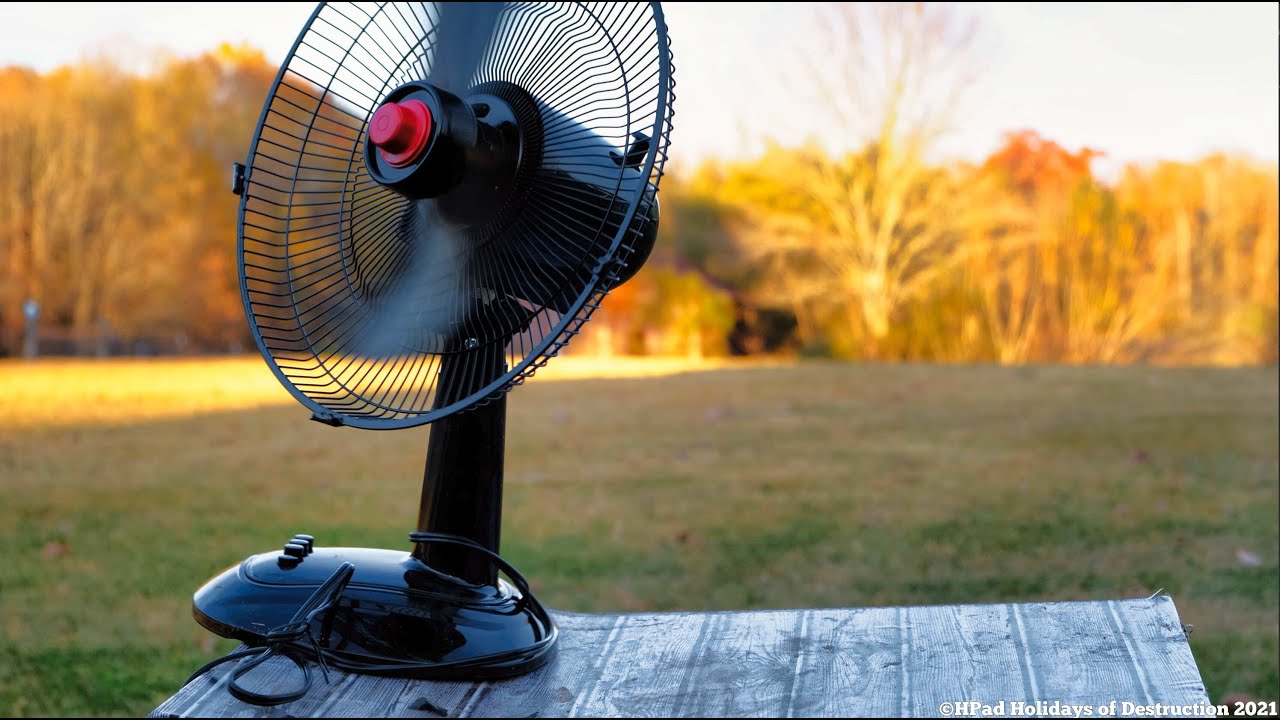 Honeywell Table Fan Destruction - YouTube