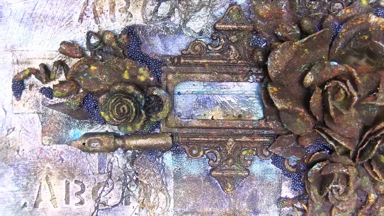Creating Rust Effects with Pastes and Paints - YouTube