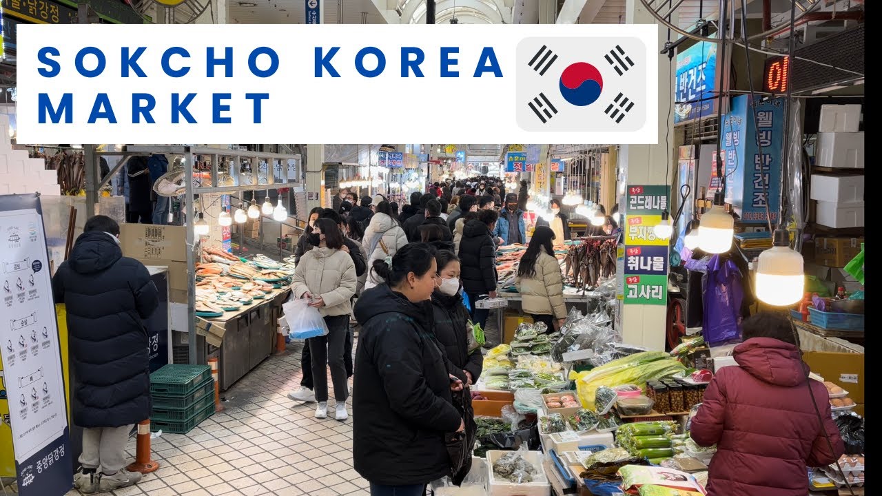 Walking through Sokcho Market | KOREA - YouTube