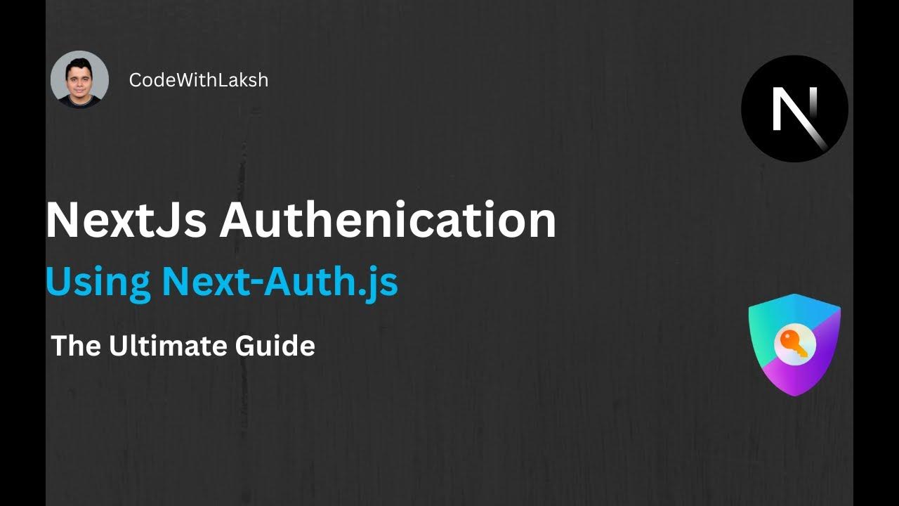 NextAuth.js Authentication Guide (Credentials) - YouTube