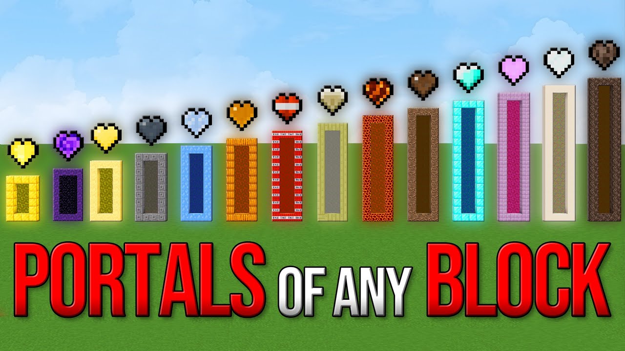 portal with any block are possible ️ Minecraft - YouTube