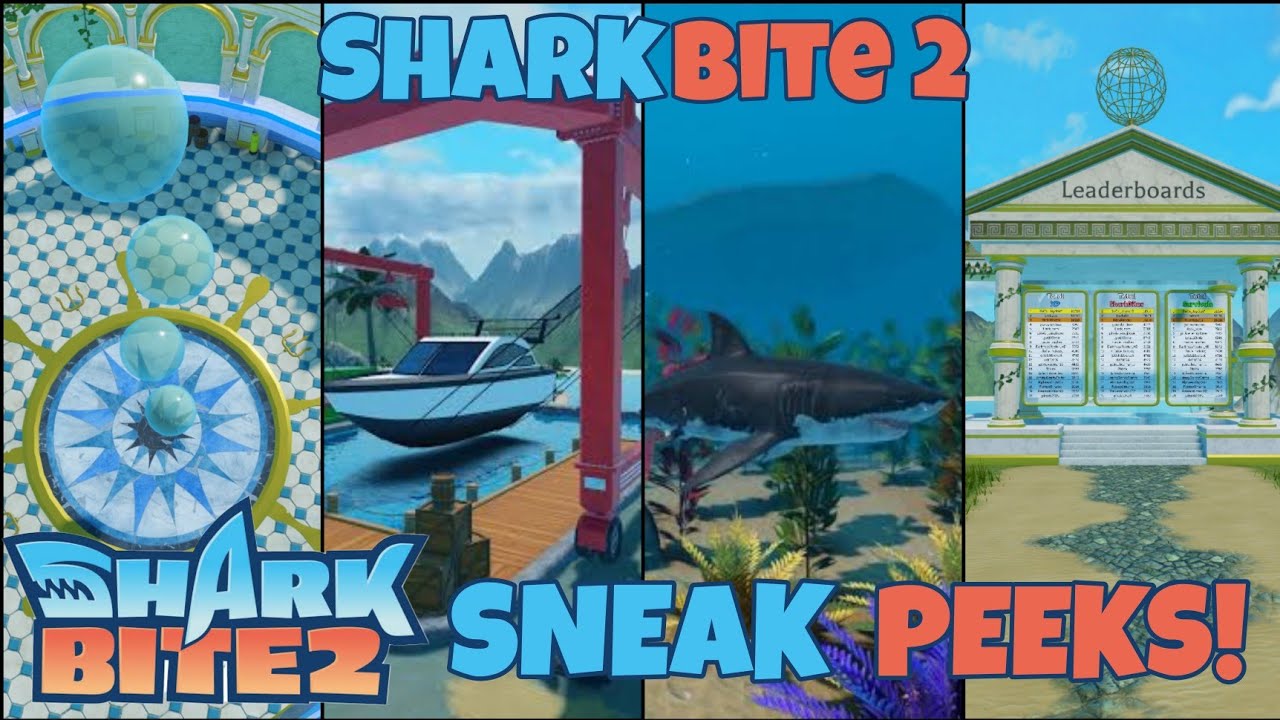 Shark Bite 2 Sneak Peeks! Roblox Shark Bite 2 Leaks - YouTube