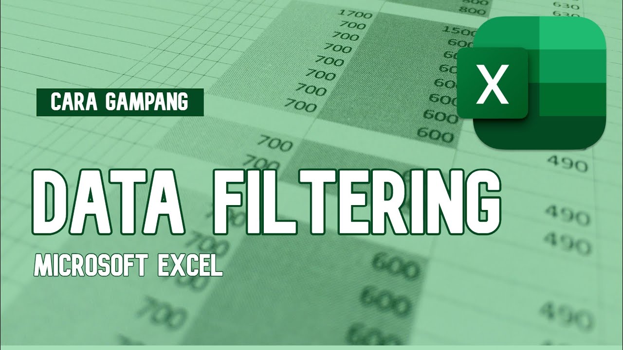 Cara Filter Data di Excel | TUTORIAL EXCEL BASIC 3 - YouTube