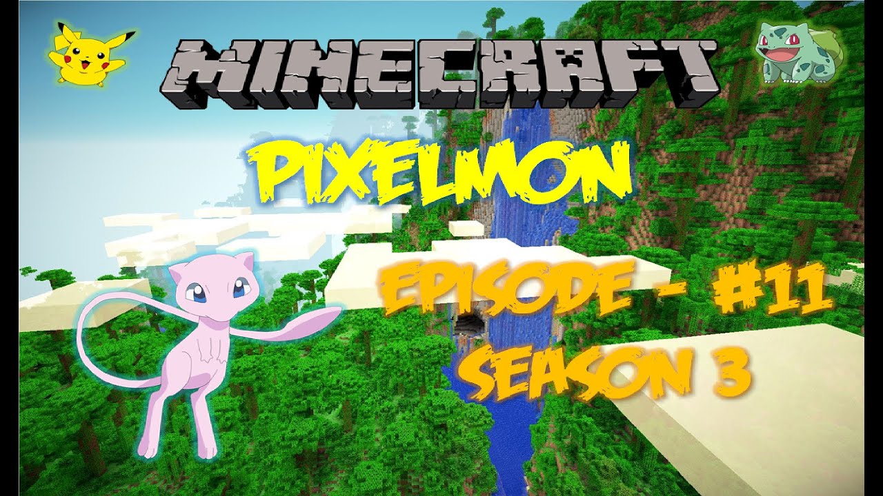 Minecraft: PIxelmon - Эпизод 11 - Mew - Легендарный Покемон (Pokemon ...