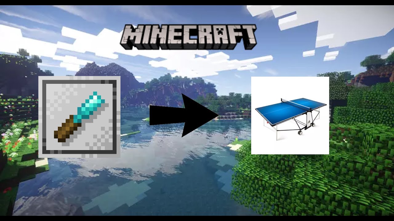 Tuto chisel & bits table de ping pong - YouTube