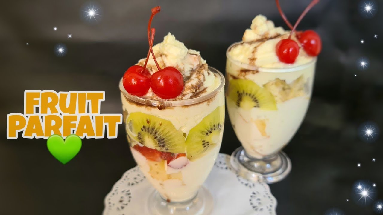 DESSERT SEGAR BUKA PUASA | FRUIT PARFAIT SIMPLE - YouTube