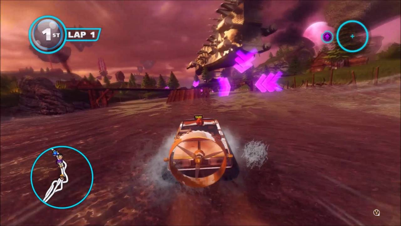 Sonic & All-Stars Racing Transformed - B.D. Joe - Crazy Flyin' Taxi ...