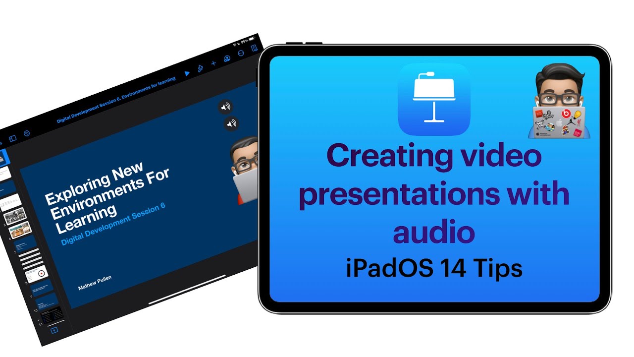 Keynote Tips: Creating a video presentation with audio. - YouTube