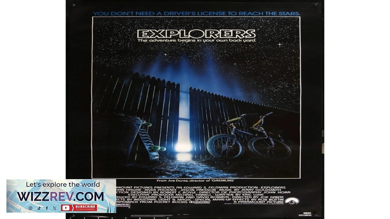 Explorers (1985) Original Movie Poster 27x41 Single Sided One Sheet EM4 ...