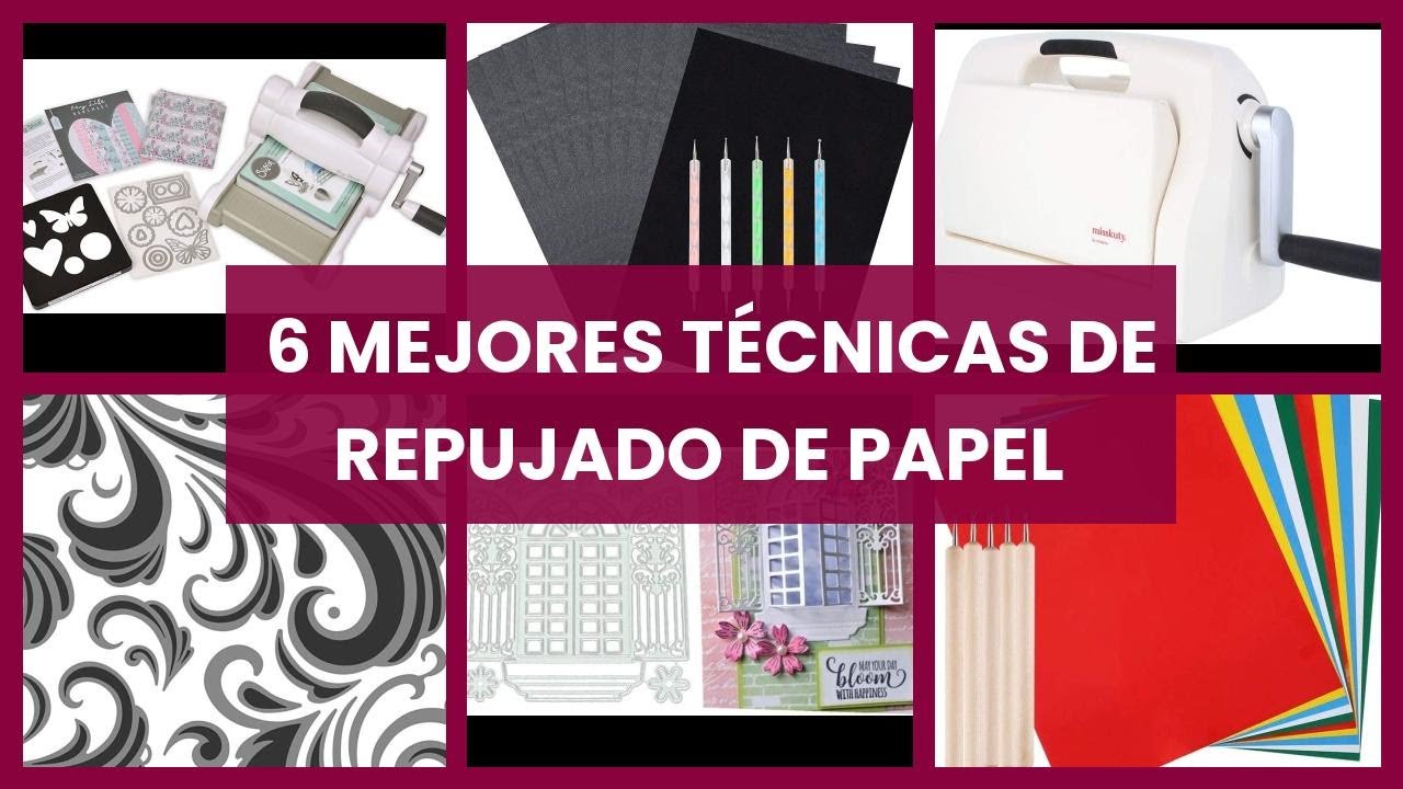 Repujado de papel: 6 mejores técnicas de repujado de papel - YouTube