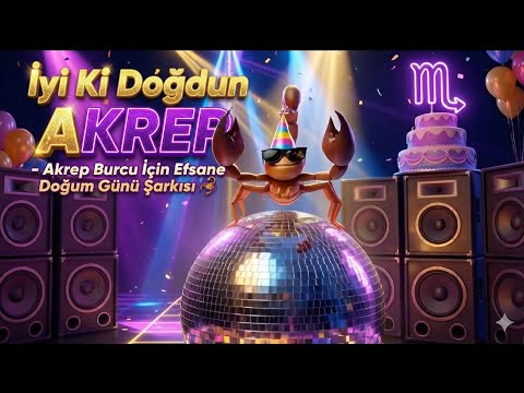 İyi Ki Doğdun AKREP - Akrep Burcu İçin Efsane Doğum Günü Şarkısı 🦂