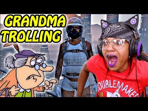 Grandma Trolling Tryhards GTA 5 Online - YouTube