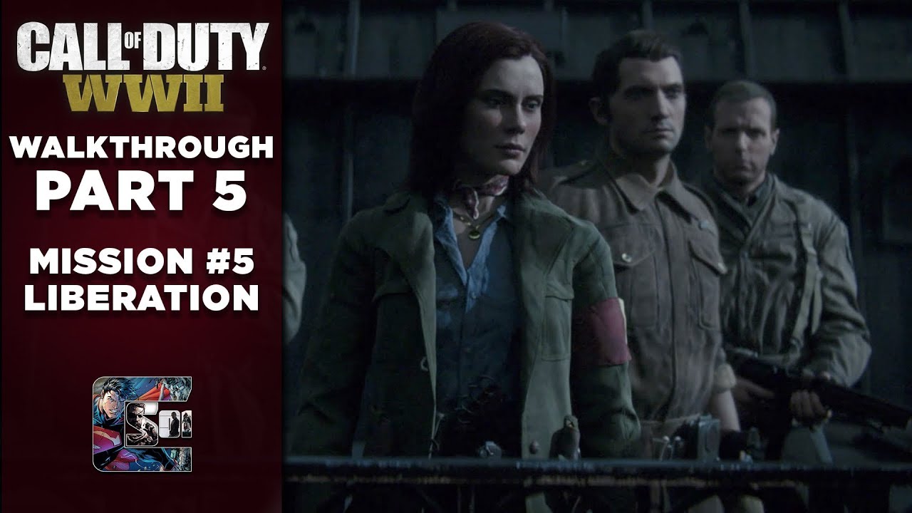 Call of Duty: WW2 | Gameplay Walkthrough | Part 5 "Liberation (PC/1440 ...