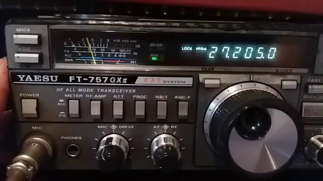 Yaesu ft 757gx2 - YouTube