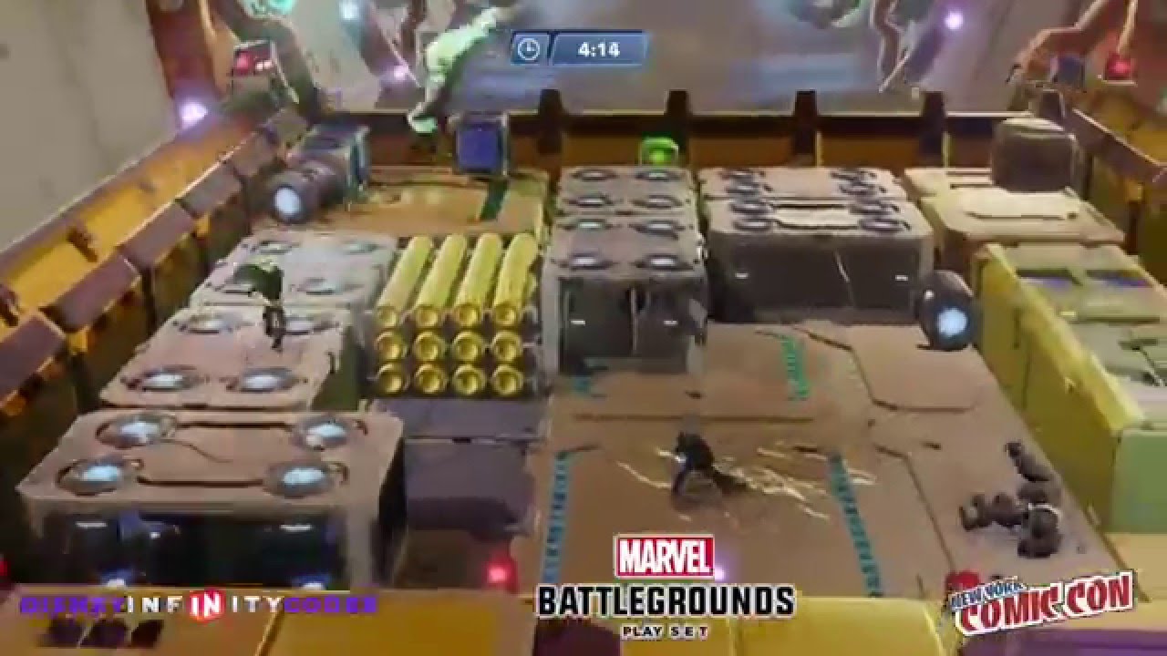 Marvel Battlegrounds Gameplay - NYCC 2015 - Multiple Maps Teaser ...