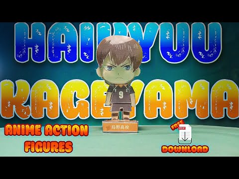 How to make anime figure at home || Home made paper action figure - YouTube