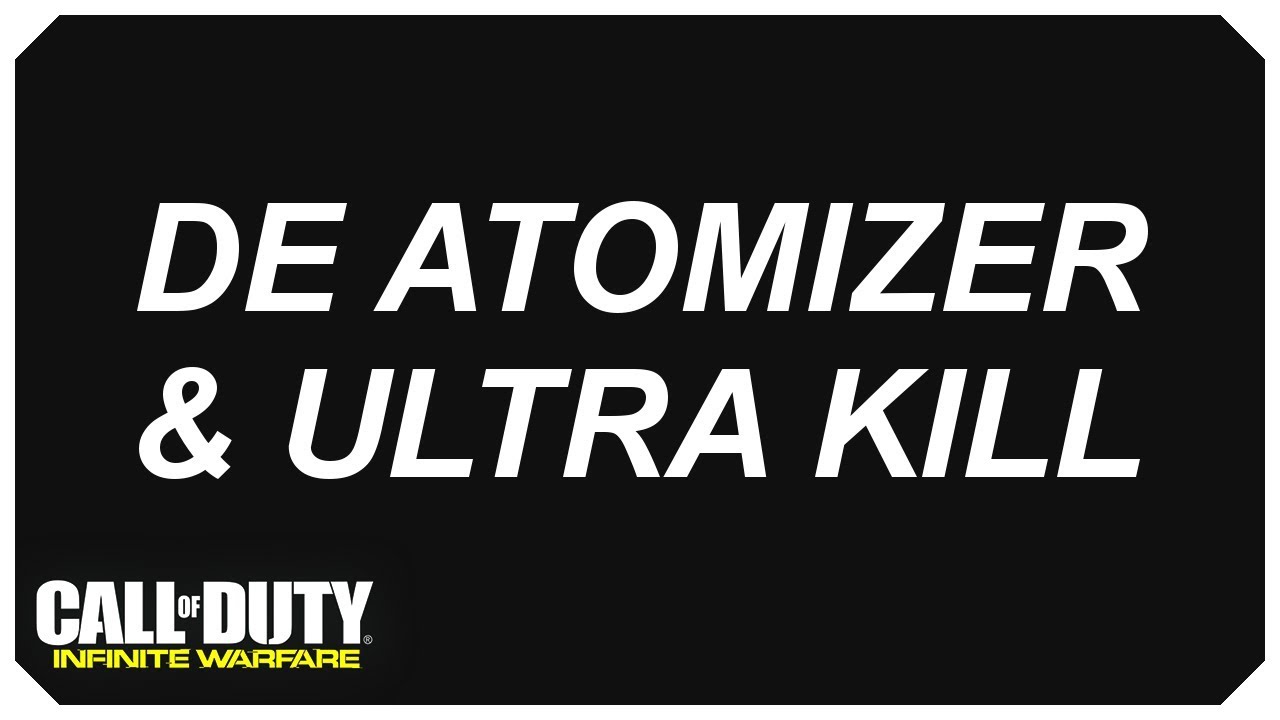 COD IW: De-Atomizer Strike & Ultra Kill Medal - YouTube