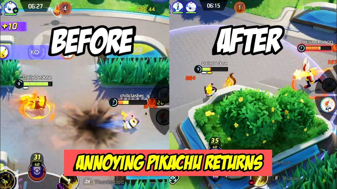 A minute of Pikachu annoying Enemies - YouTube