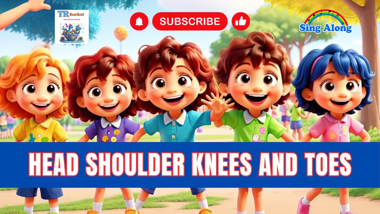 Head shoulders knees and toes | Bodypart song | Kids learning ...