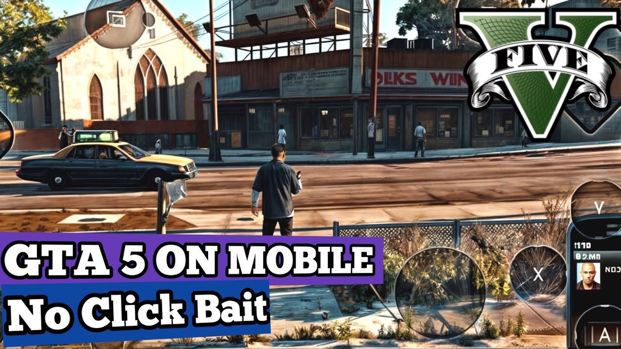 How To Play Gta 5 On Smartphone 🤩 || Gta 5 Android Gameplay - YouTube