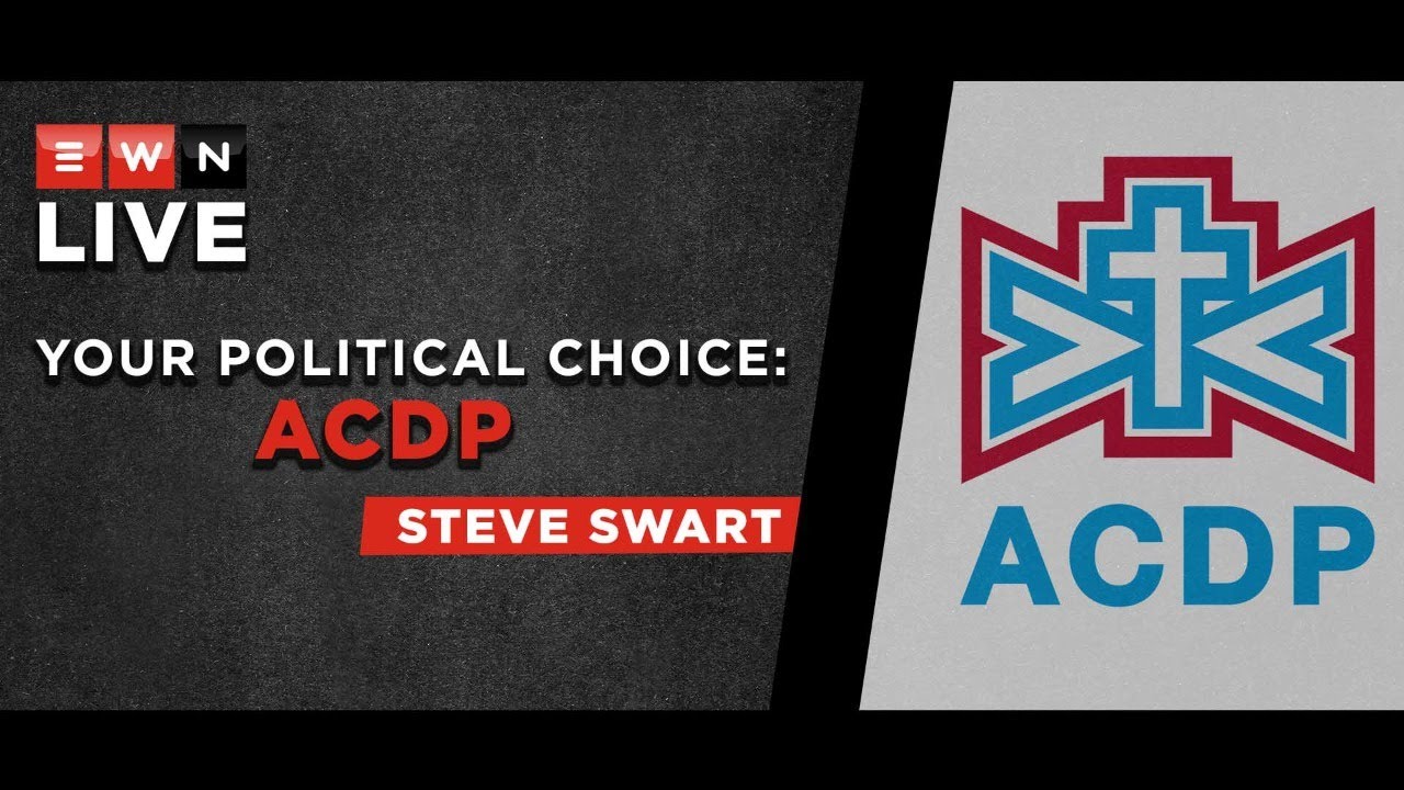LIVE with your political party: ACDP - YouTube