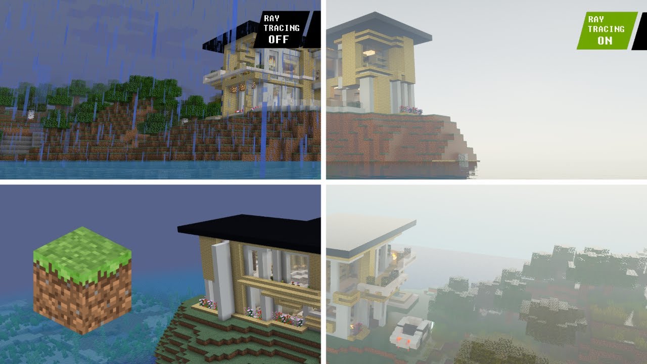 2022 - Minecraft Shaders Gameplay - 1.18/19 Modern Ocean View House ...