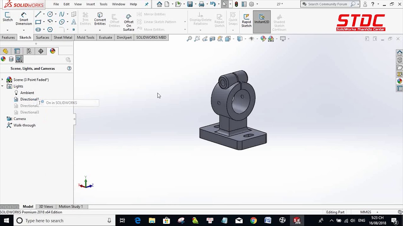 Tại sao mô hình Solidworks lại trông rất tối - Why does my SOLIDWORKS ...